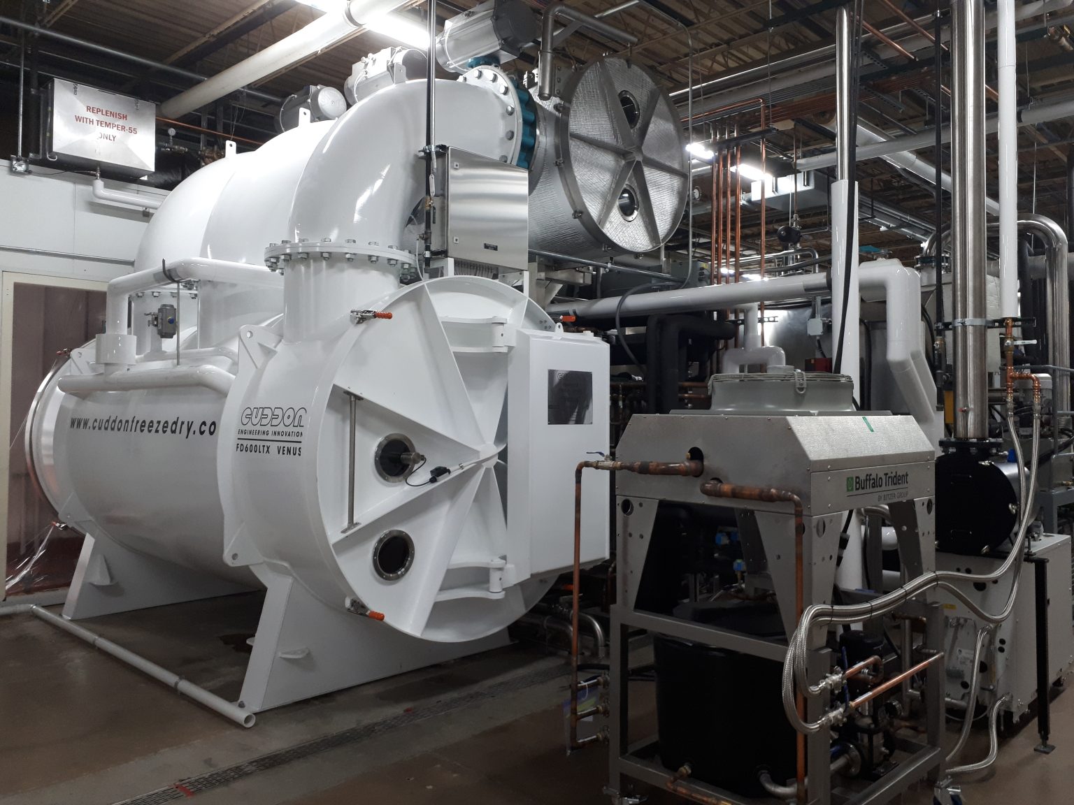 Custom Industrial LT Freeze Dryer | Cuddon Freeze Dry